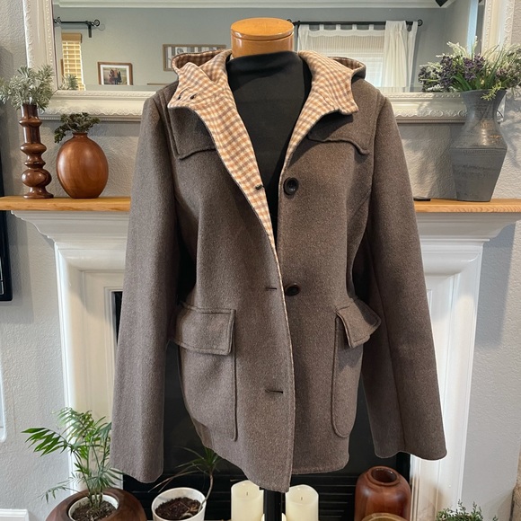Lands' End | Jackets & Coats | Lands End Wool Jacketshacket Size 2 ...